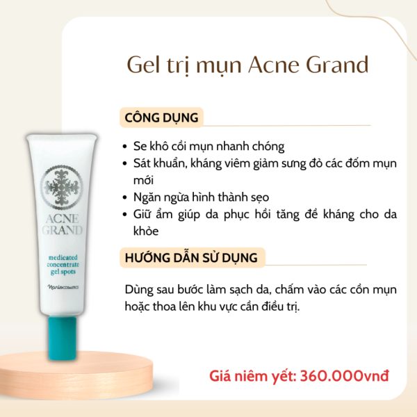 Acne Grand có tốt không? Bí quyết trị mụn hiệu quả từ Nhật Bản